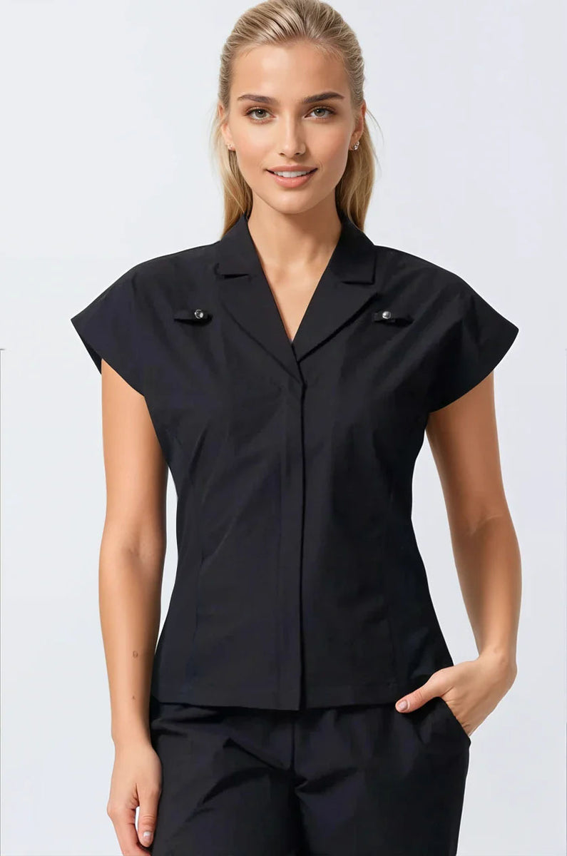 Eliza Zip Top (NO SIDE MESH PANELS) – 21 Scrubs