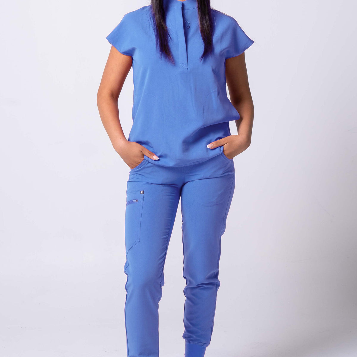 Casella x Jogger Set - Ceil Blue – 21 Scrubs